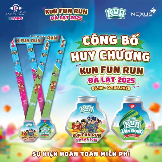 CÔNG BỐ HUY CHƯƠNG – KUN FUN RUN ĐÀ LẠT 2025 – Da Lat Music Night Run